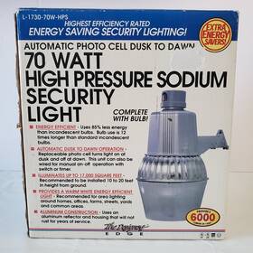 DESIGNERS EDGE L-1730 Auto Dusk Dawn High Pressure Sodium