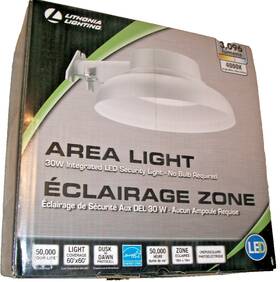 LITHONIA LIGHTING Area Light Tdd Led Pe Dna Integrated