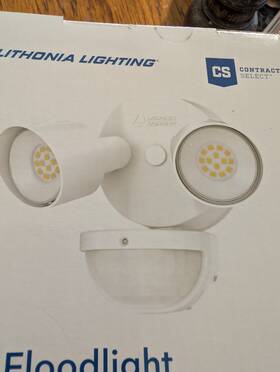 LITHONIA LIGHTING MOHGXLED2RH40K120MOWHM2 Security Flood Led